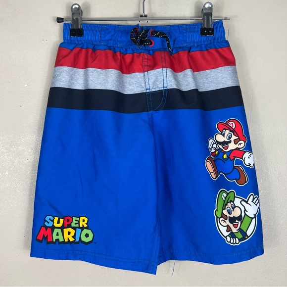 Nintendo | Bottoms | Super Mario Brothers Swim Trunks | Poshmark
